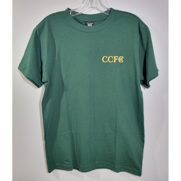 Filson | Shirts | Filson Pioneer Graphic Tshirt Mens Xs Green Axe Gold ...